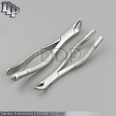 Dental Oral Extraction Forceps 151 &151S Dentist Orthodontic ...