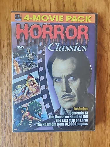 NEW Horror Classics 4 Movie Pack - Vol. 2 (DVD, 2005) Vincent Price ...