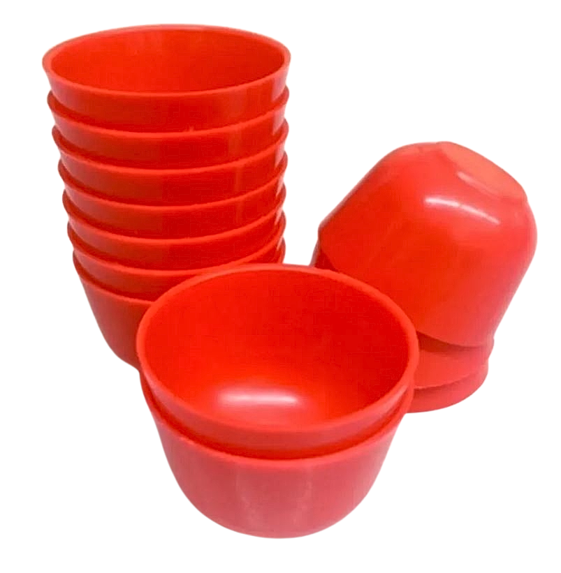 Puto Mold Talam Pichi Kutsinta Lompang Red Color 36 pieces 4.5cm Kueh ...