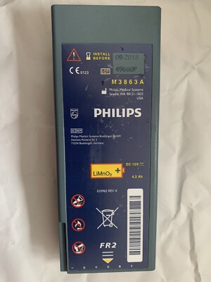 Replacement Battery (Original) for Philips Heartstart FR2 Defibrillator ...