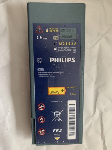 Replacement Battery (Original) for Philips Heartstart FR2 Defibrillator ...