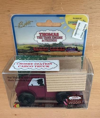 1992 Shining Time Wooden Thomas Train Crosby Station Cargo Truck! New ...