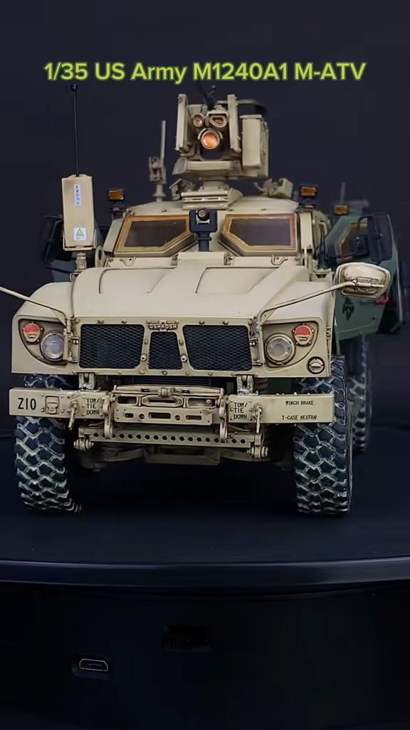 PreSale ProBuilt Model 1:35 US M1240A1 M-ATV Modern warfare (Interior ...