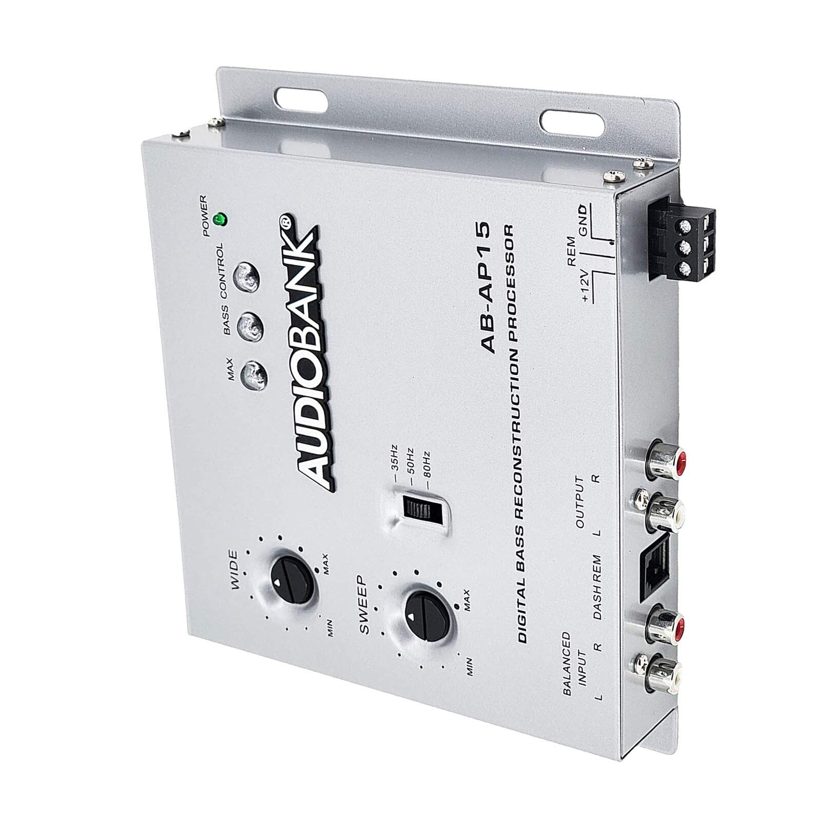 Audiobank 1/2 Din Car Audio Digital Bass Processor, Sound Restoration ...