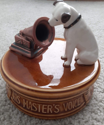 Vintage RCA Nipper with Gramophone music box -No. 748 Ceramic His ...