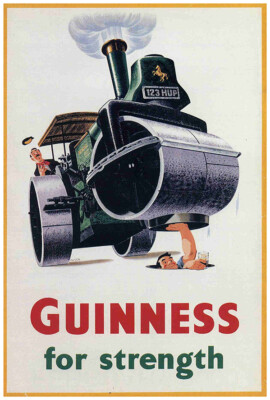 Guinness for Strength - Vintage Advertising Poster - Beer and Wine ...