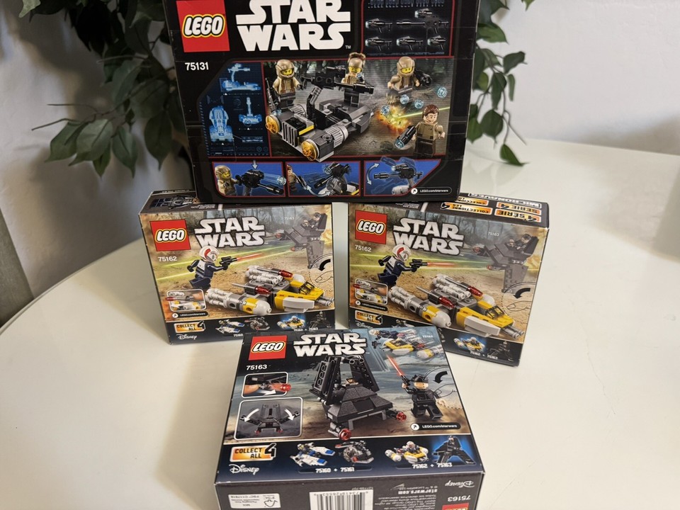 New LEGO Star Wars 75131 Resistance Trooper Battle Pack 2x 75162 Y-Wing ...