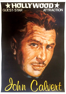 magic poster on linen JOHN CALVERT Magician & Actor Original 27x39 ...