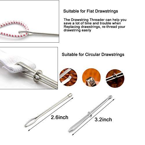 8 Pcs Drawstring Cords Replacement with Easy Threaders for Coats ...