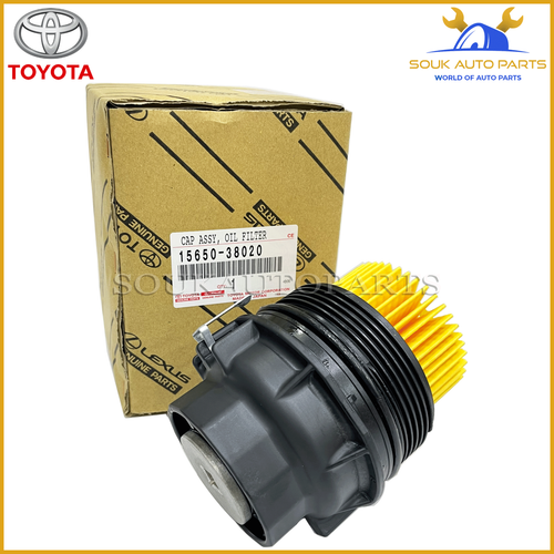 15650-38020 Genuine Toyota OIL FILTER HOUSING CAP ASSY 1565038020 OEM ...