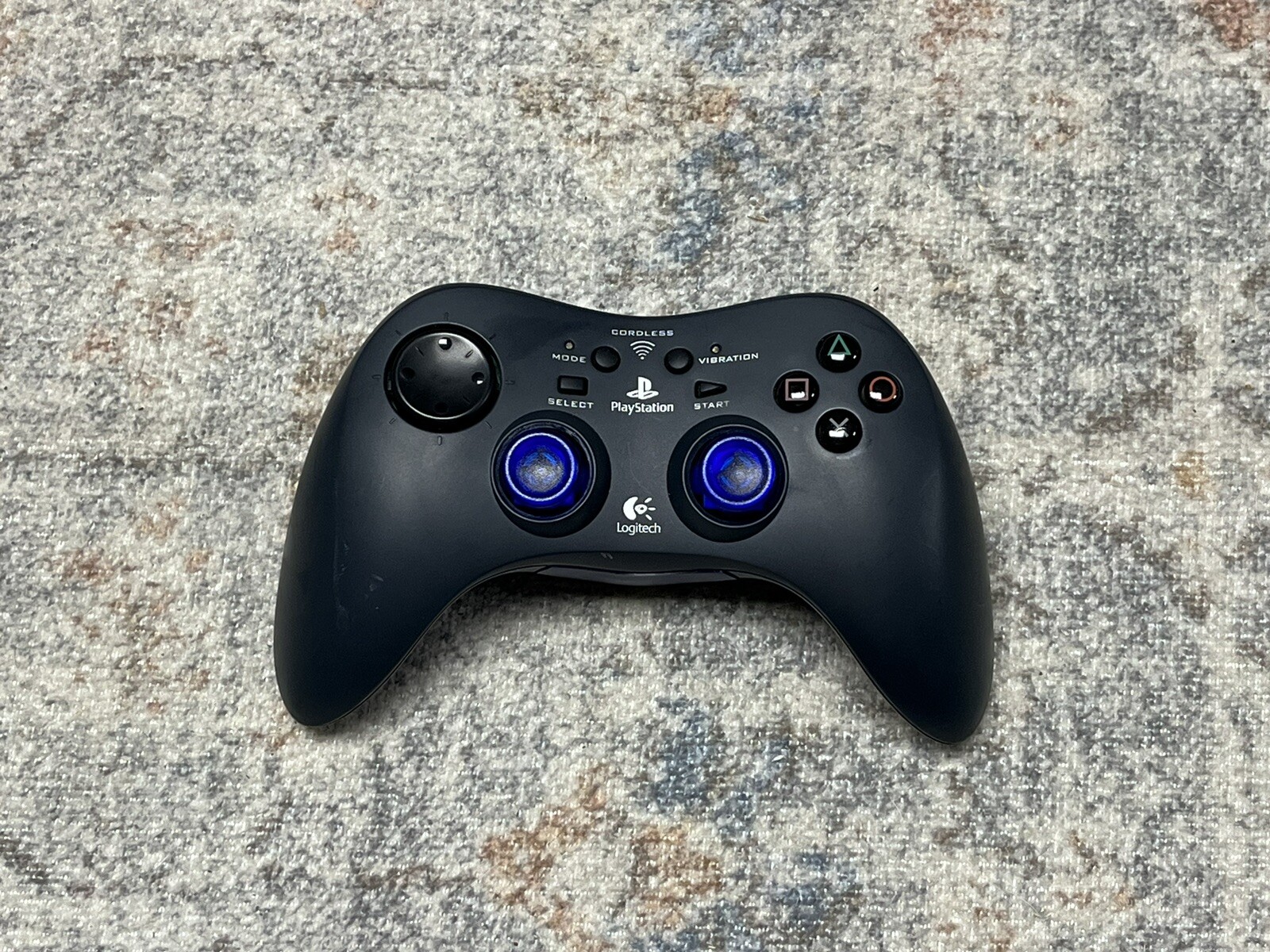 Logitech Cordless Action Controller Sony PlayStation 2 PS2 No Dongle G ...