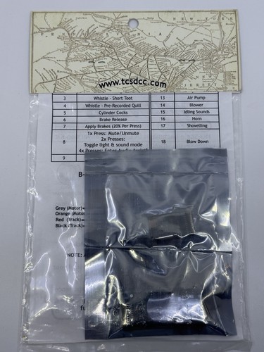 HO Scale TCS #1922 WSK-BAC-8 Bachmann 4-6-0 Steam Loco DCC Sound Conversion Kit | eBay