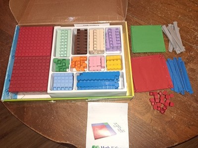 Math U See Manipulatives Integer Block Kit Complete + decimal blocks ...