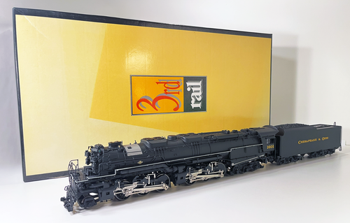 Sunset 3rd Rail Brass Chesapeake & Ohio (C&O) H-8 Allegheny #1607, TMCC ...