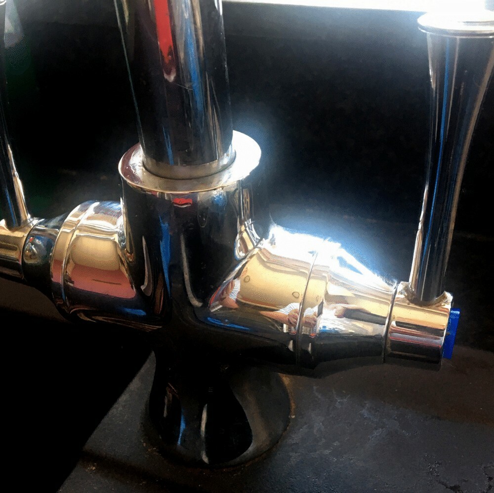 2 sets of Kitchen sink tap indices, Red & Blue caps (cover/plug) 10.5 ...