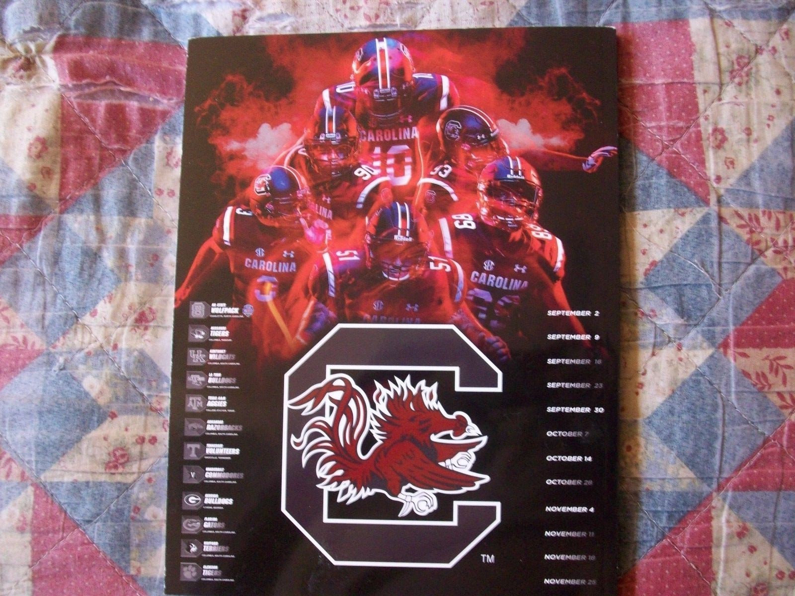 2017 SOUTH CAROLINA GAMECOCKS FOOTBALL MEDIA GUIDE Yearbook Book ...
