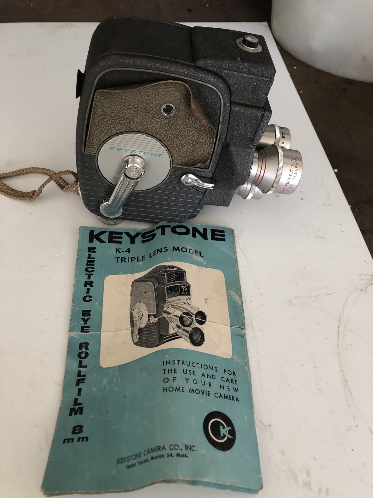 Keystone K-4 Electric Eye Triple Lens 8mm | eBay