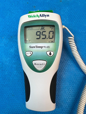 Welch Allyn Digital Thermometer SureTemp Plus 690 with Probe + 25 Probe ...