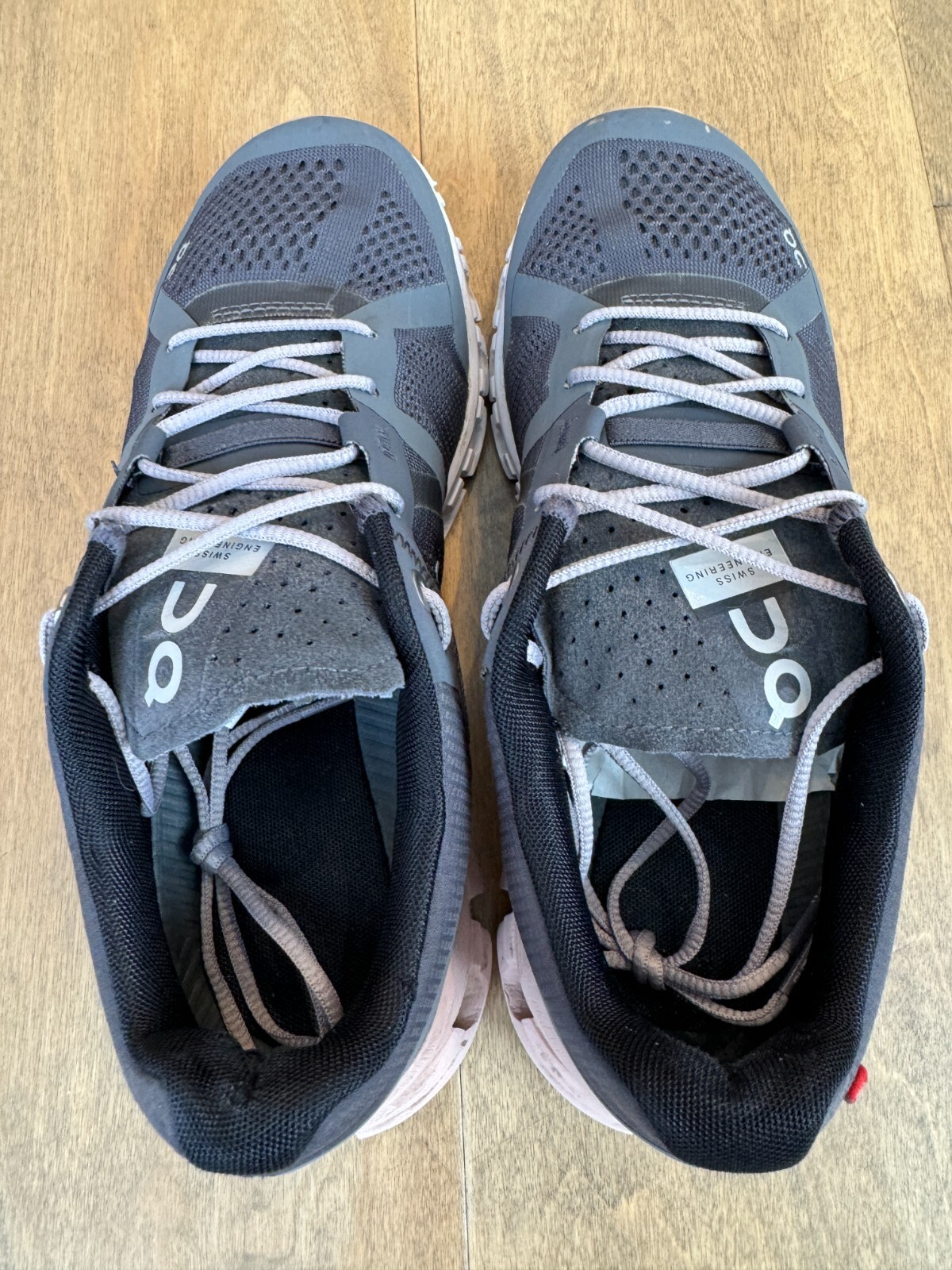 On Cloud Helion Cloudtec Running Walking Shoes Gray Black Pink Women ...