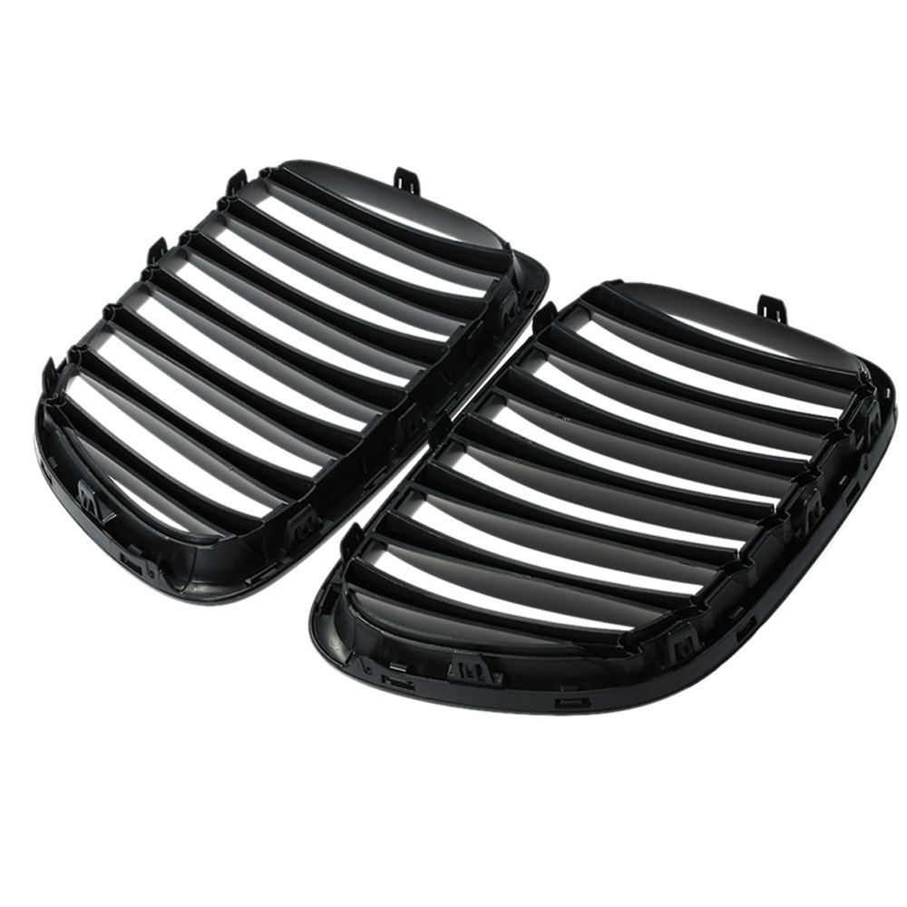 LR For BMW E84 X1 M Gloss Black Kidney Sport Hood Grill SUV 10-15 3.0L ...