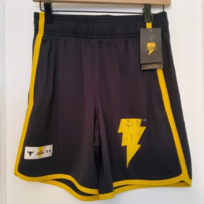 Under Armour Black Adam x Project Rock Mesh Shorts 1377747 001 Men's ...
