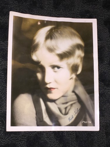 SIGNED Ruth Taylor Vintage photo HOLLYWOOD silent film actress movie ...