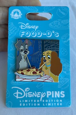 Disney Lady and The Tramp Food-D's Dinner Date Pin Limited Edition to ...