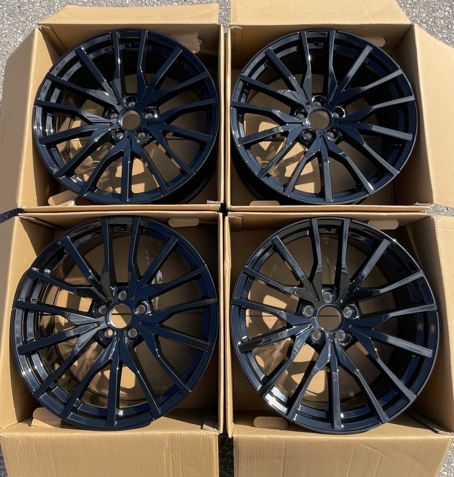 20" Rims Fit BMW X5M Competition Wheels 2024 2025 20x9 742M Style Black ...