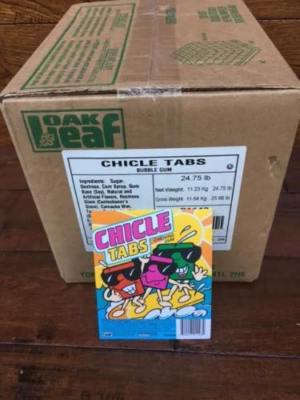 CHICLETS CHEWING GUM 5LBS Chicle Chew Tabs Tab Gum Chicklets 5 pounds ...