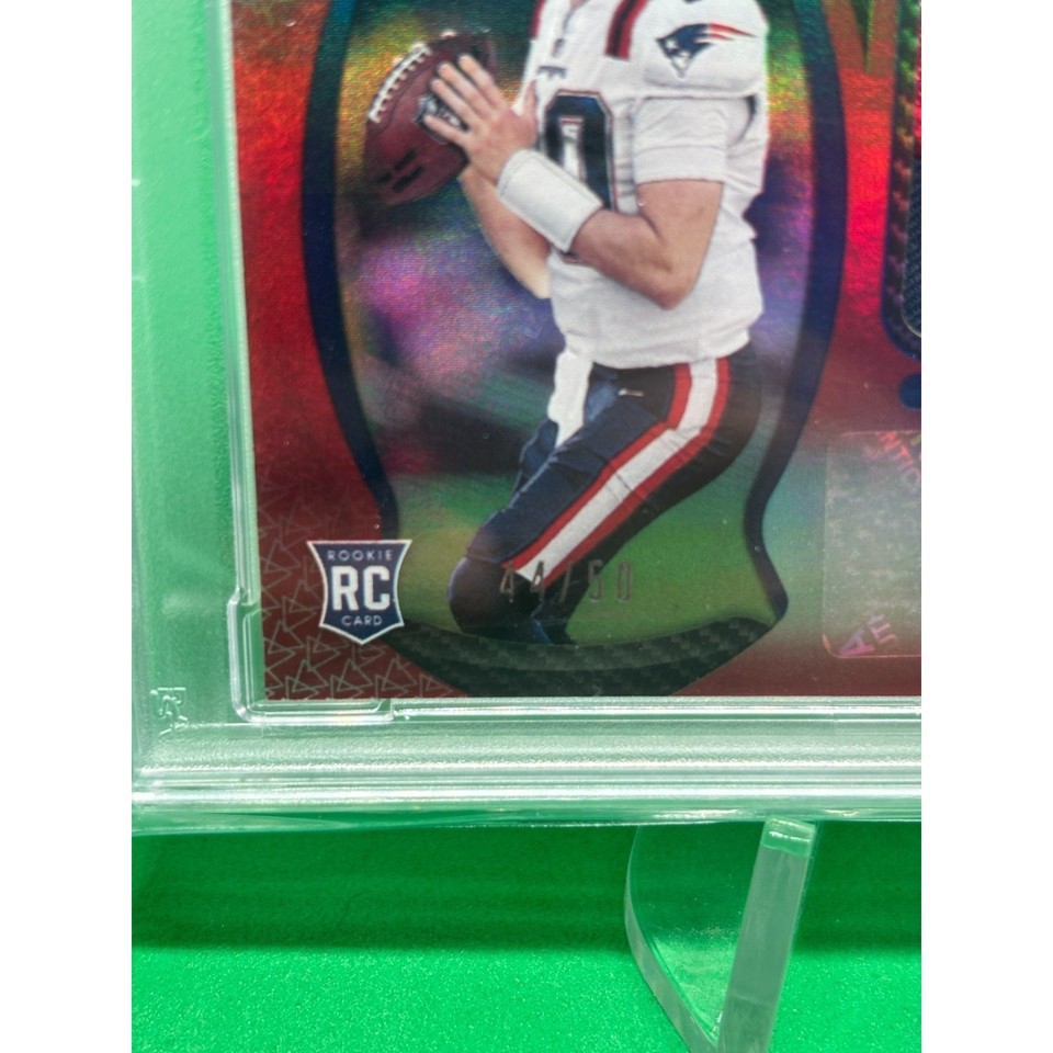 Mac Jones Freshman Fabric RC Red /50 Auto 2021 Panini Certified ...