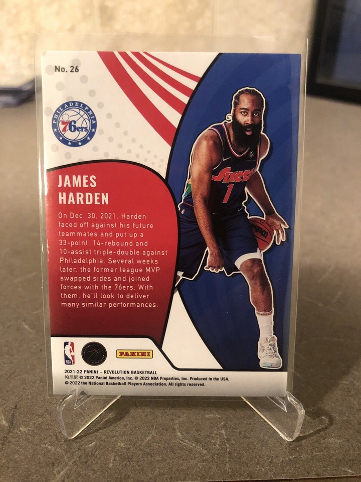 2021-22 Panini Revolution #26 James Harden Vortex | eBay