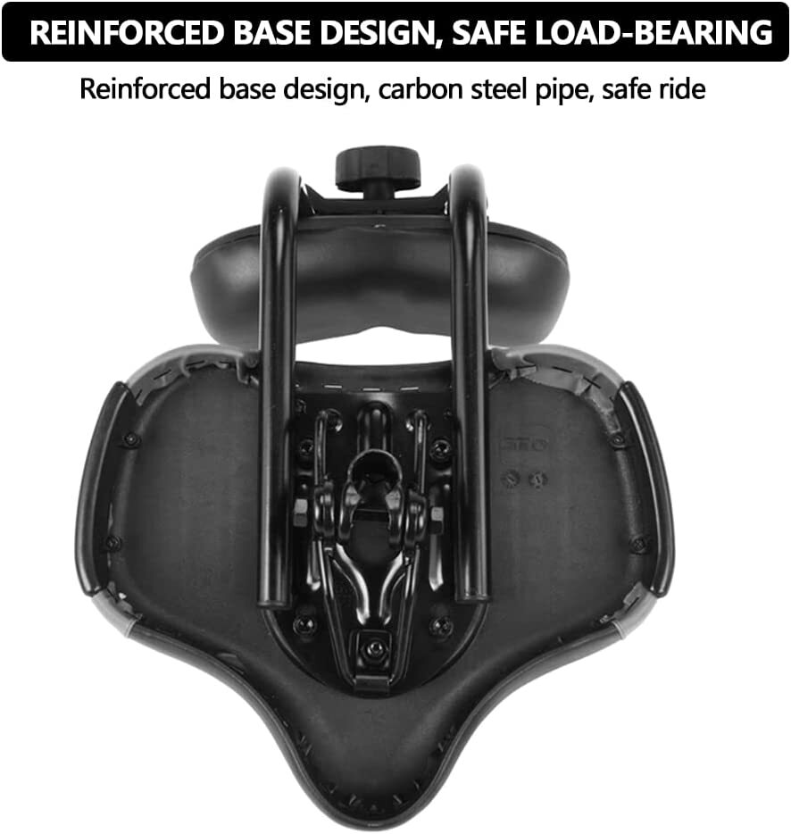 Bike Seat Backrest Saddle Bicycle Tricycle Seat Cushion w/ Back Rest ...