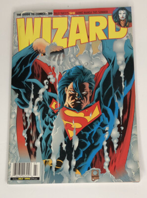 Wizard Magazine 1996 July Issue #59 Superman Cover | eBay