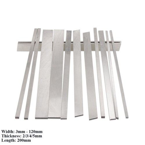 HSS Steel Flat Bar Strip Metal Plate 3-120mm Width 200mm Long Lathe ...