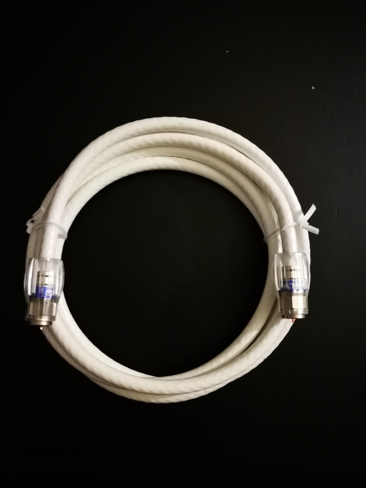 12 FT Coaxial Digital Cable for TV, VCR Video, Internet White | eBay