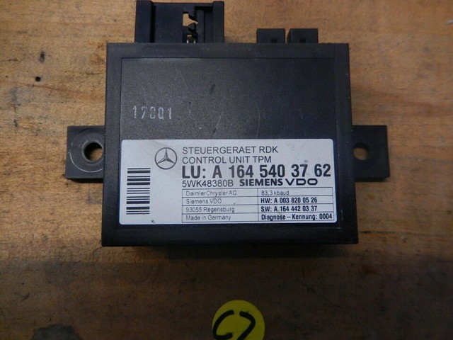 2007 MERCEDES R350 TPMS Tire Pressure Monitor Sensor Control Module a ...