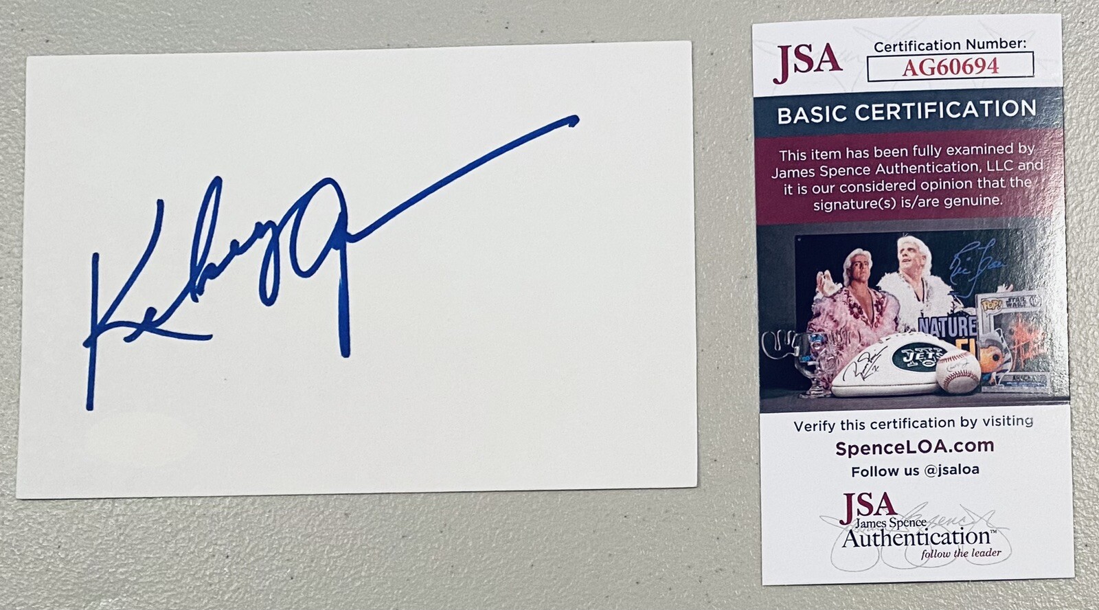 Kelsey Grammer Signed Autographed 4x6 Card JSA Certified Cheers Frasier ...