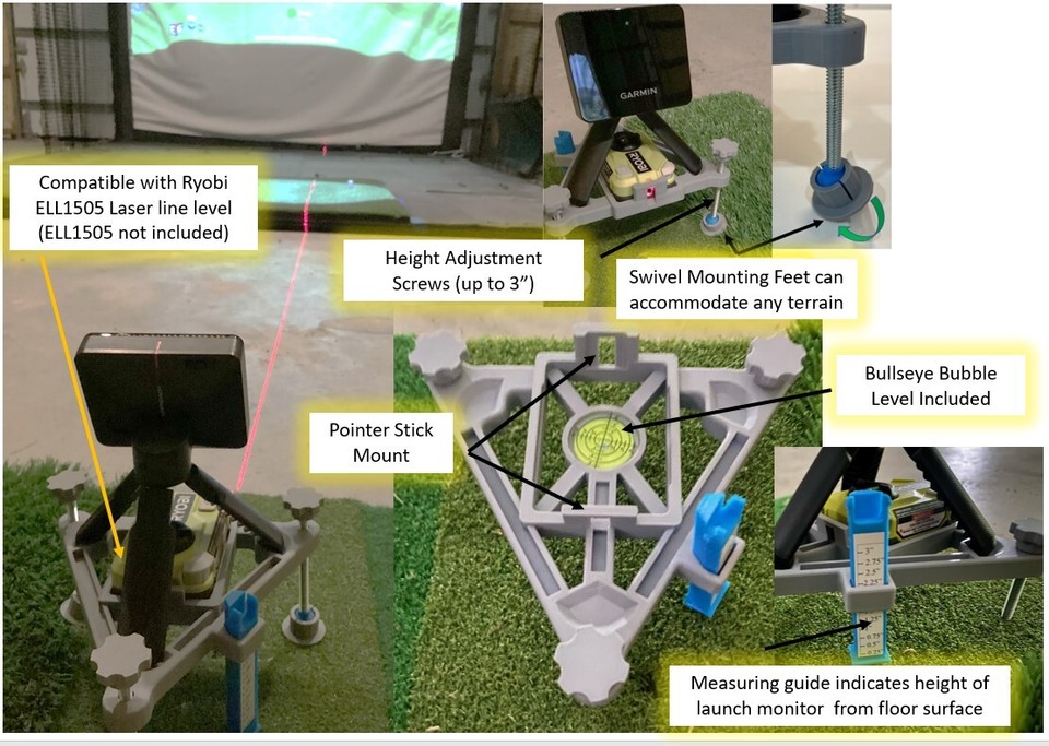 Garmin R10 Leveling Stand with laser options | eBay