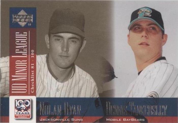 2001 Upper Deck Minor League Baseball Centennial - Nolan Ryan, Dennis ...