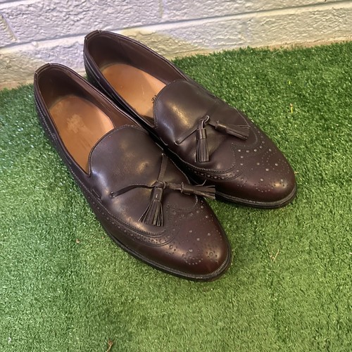 Allen Edmonds Burgundy Leather Manchester Loafers Sz 10.5 | eBay