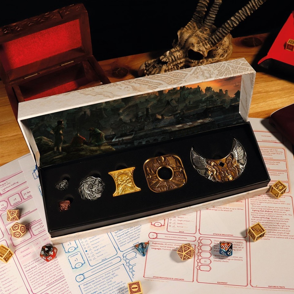 Dungeons & Dragons Waterdeep Coin Collection Brand New Sealed Rare DnD ...