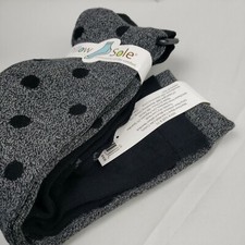 Legale Pillow Sole Rayon Bamboo Cushioned Crew Socks Black Size 9-11 ...