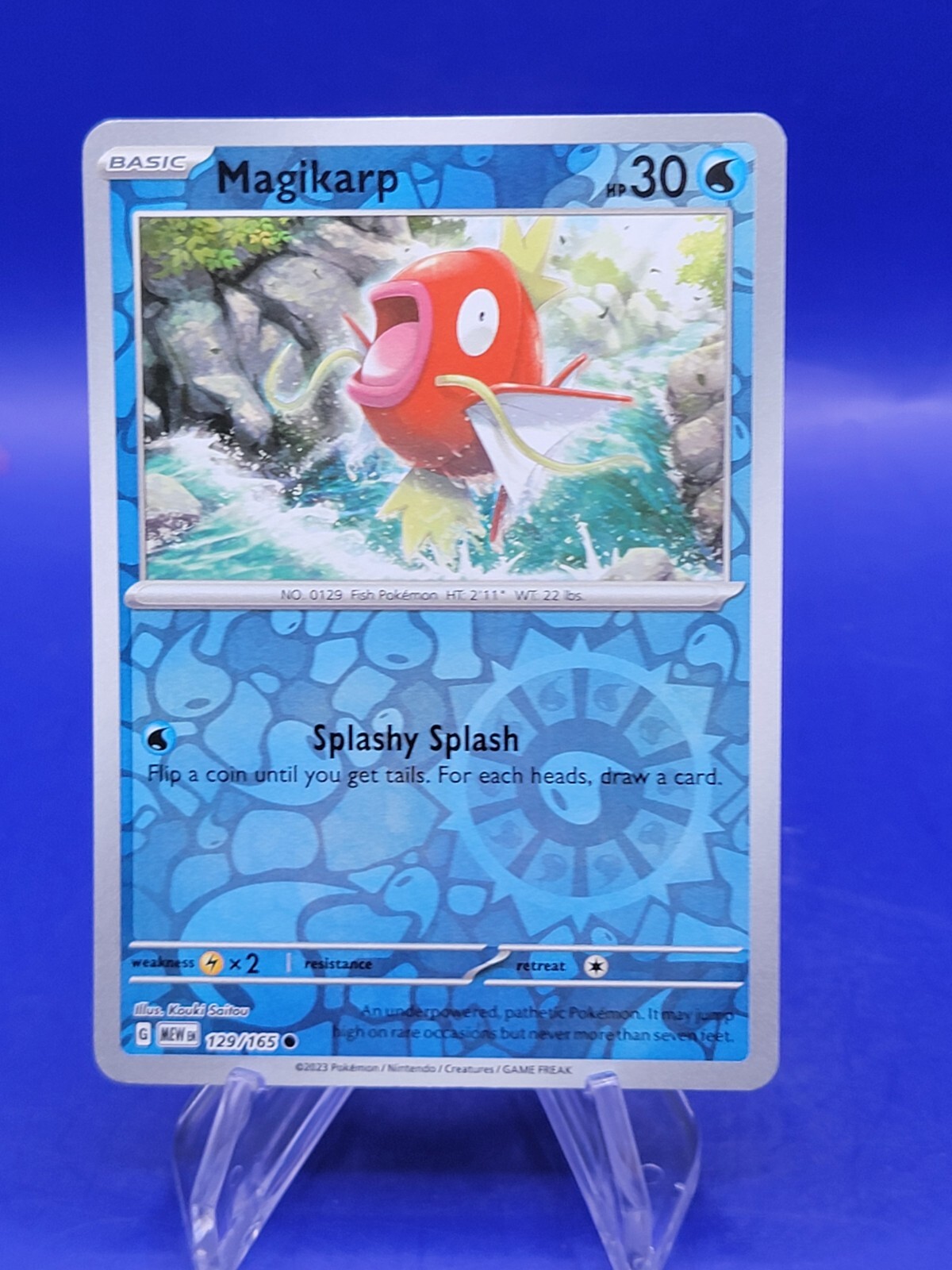 Magikarp 129/165 REVERSE Holo ENGLISH NM/M Pokémon - 151 | eBay