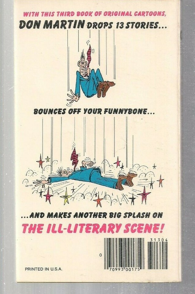 Mad's Don Martin Drops 13 Stories 94414 Warner 1979 15-13 Humor Satire ...