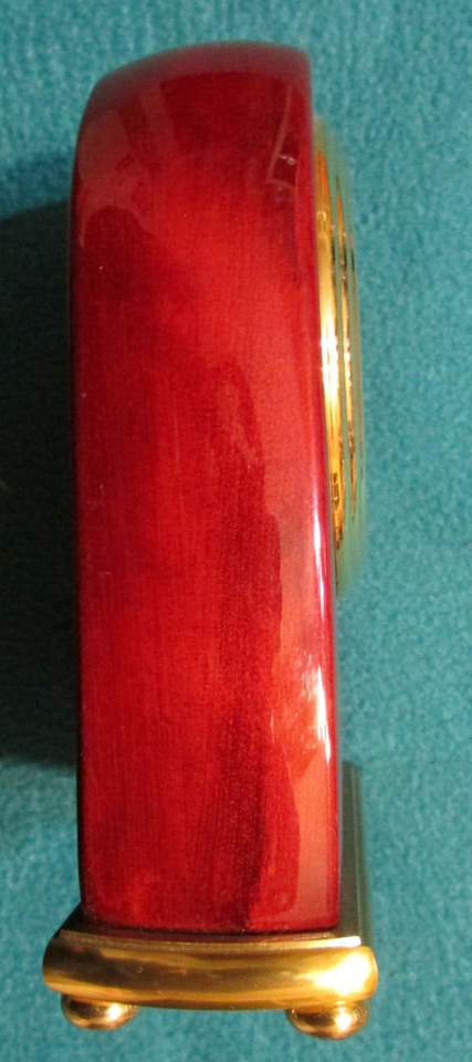 Benchmark Rosewood Arch Table Alarm Clock 5" | eBay