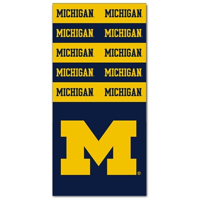 Michigan Wolverines NCAA Superdana Neck Gaiter Scarf/Face Mask FREE ...