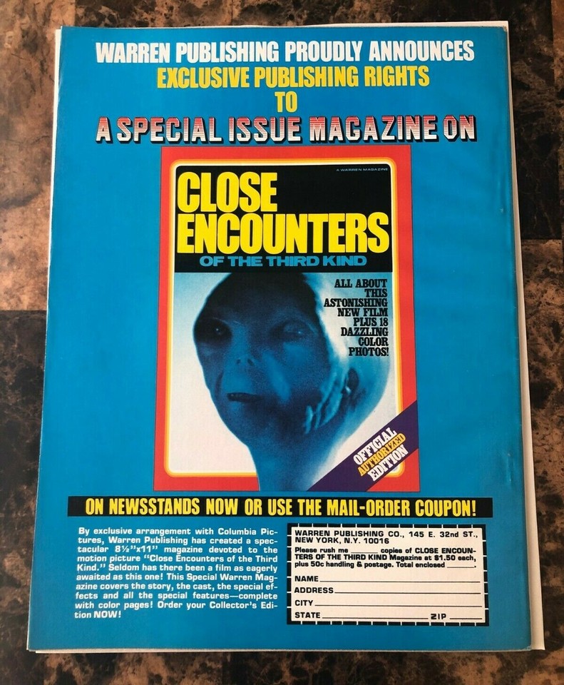 Famous Monsters of Filmland #144 Warren Vintage 1982 KARLOFF ACKERMAN ...