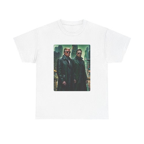 Elon Musk Donald Trump Matrix T-Shirt - maga x spaces djt usa meme ...