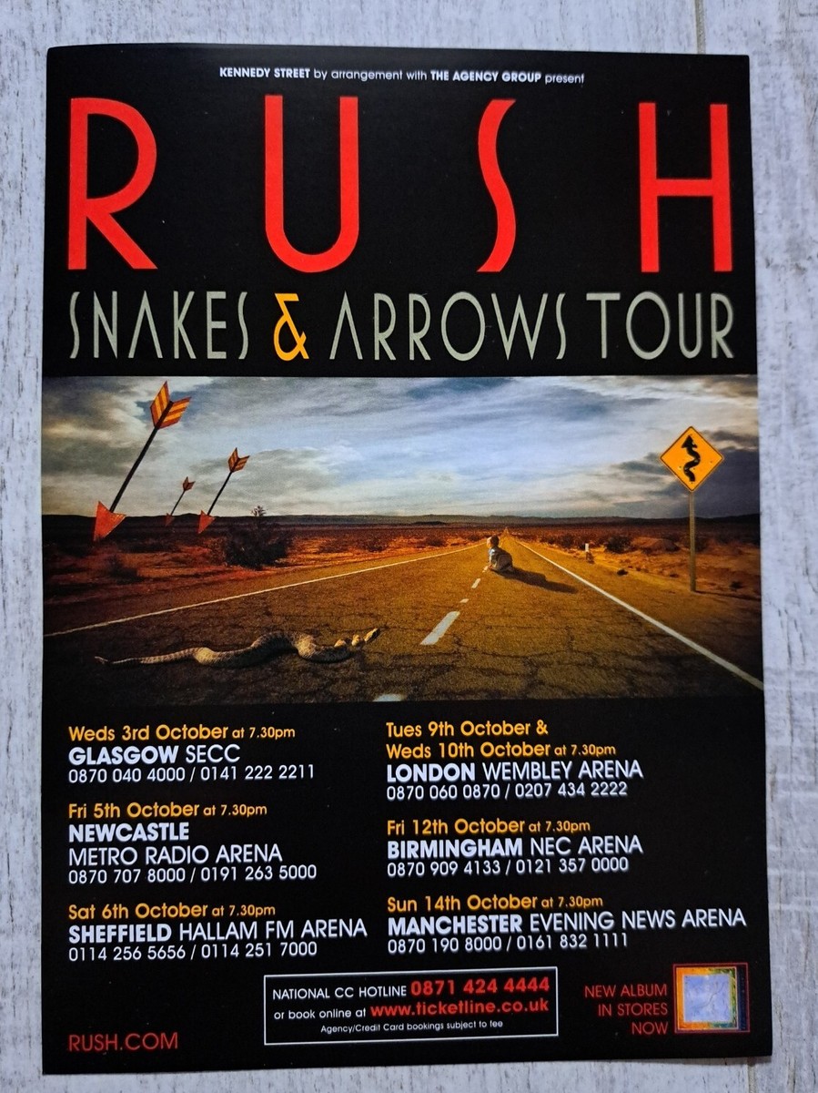 Couverture De L'album Rush Snakes And Arrows Rush Album Art: The