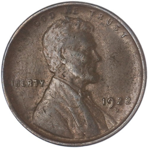 1922 D Lincoln Wheat Cent Weak Reverse Fine Penny FN See Pics F585 | eBay